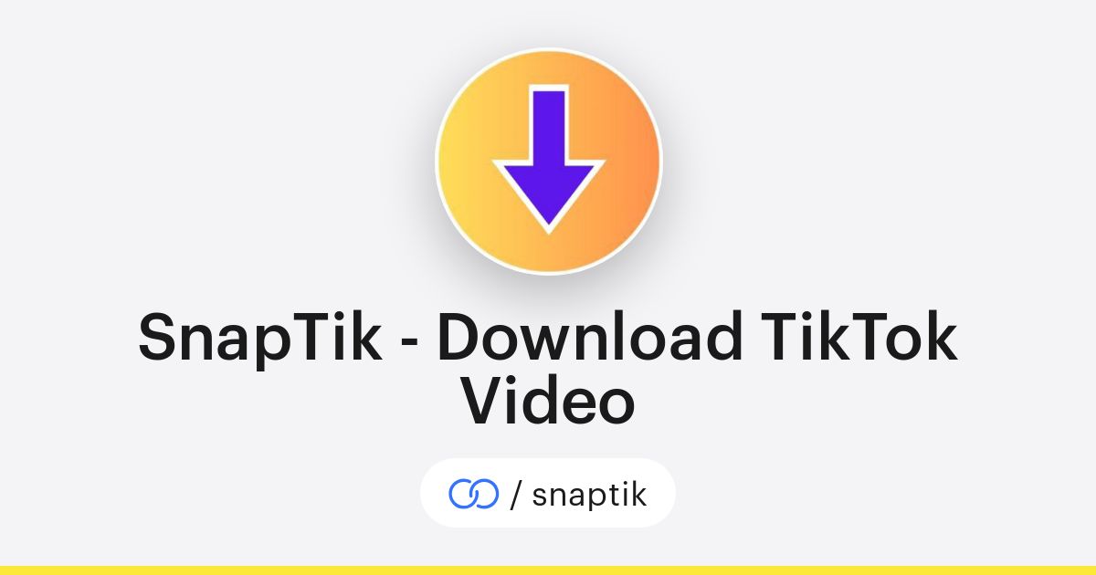 SnapTik - Download TikTok Video (/snaptik) · solo.to