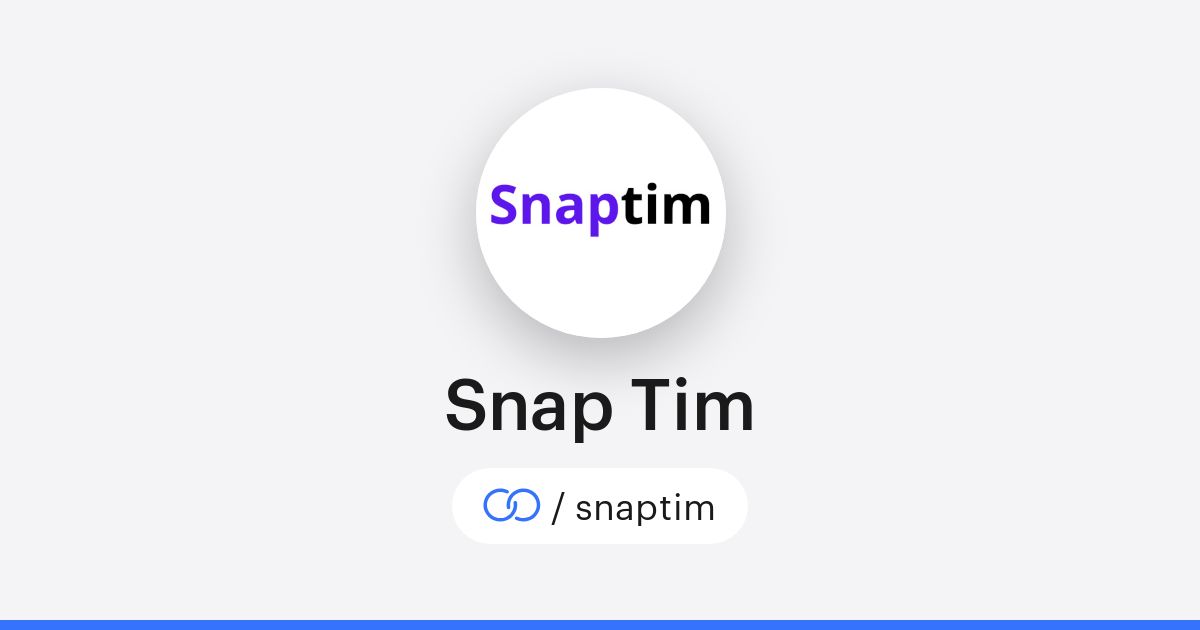 Snap Tim (/snaptim) · solo.to
