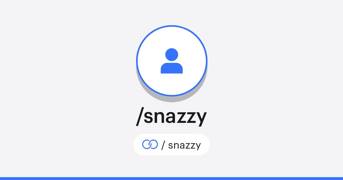 /snazzy · solo.to