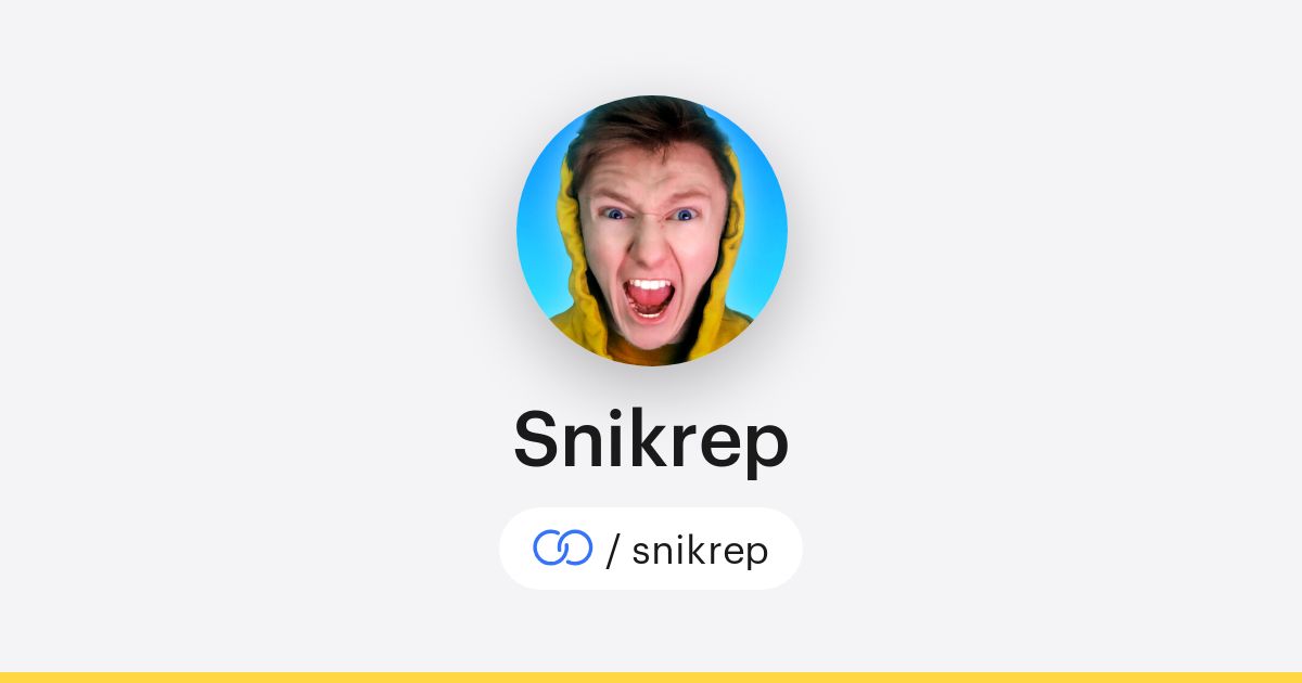 Snikrep · solo.to