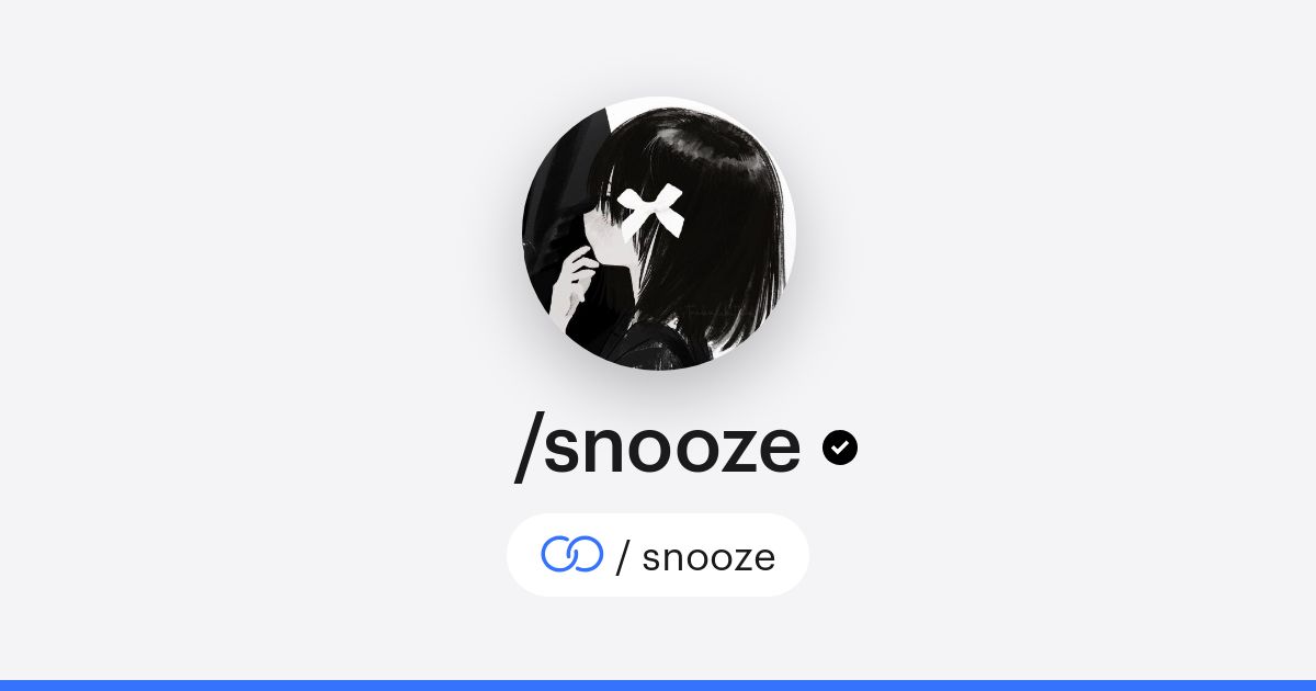 /snooze · solo.to