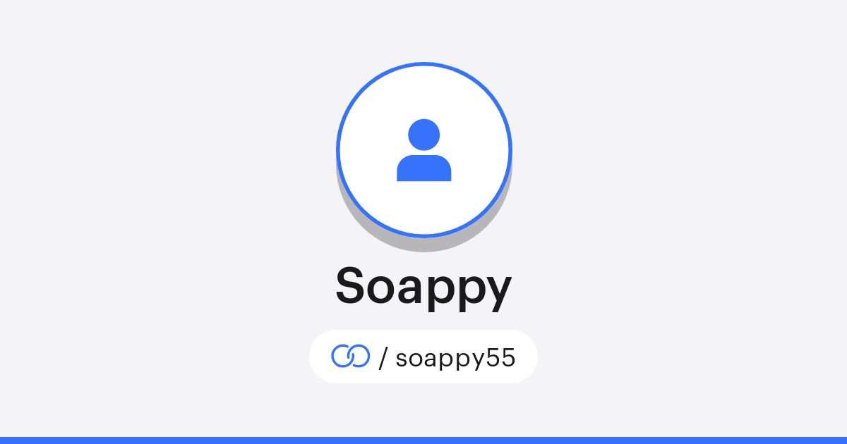Soappy (/soappy55) · solo.to