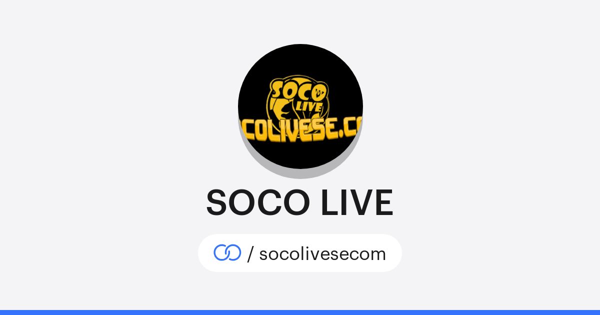 SOCO LIVE (/socolivesecom) · solo.to
