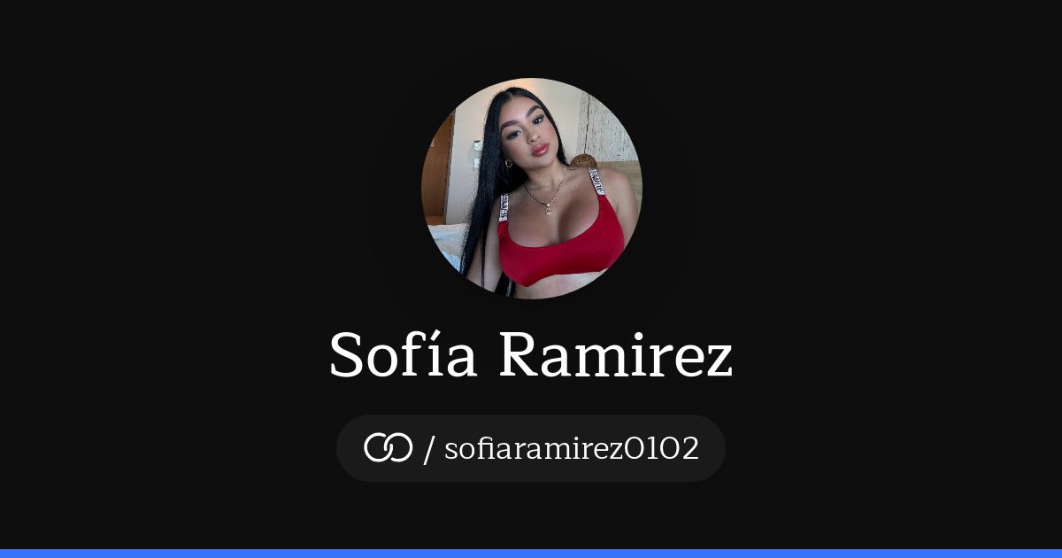 Sofía Ramirez (/sofiaramirez0102) · solo.to