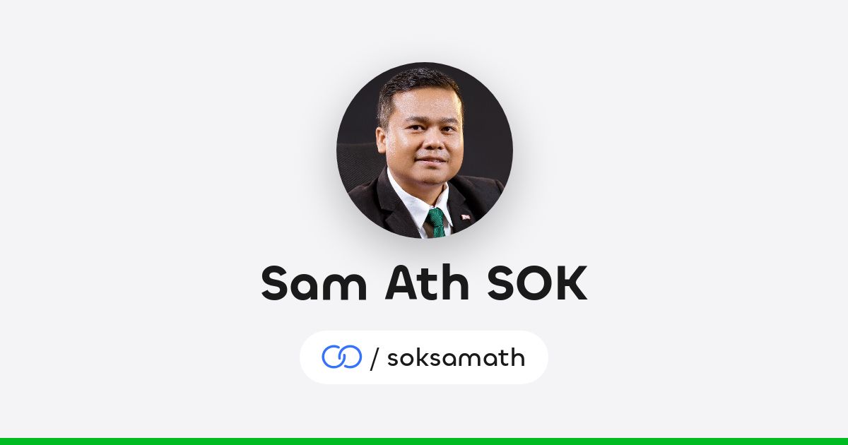 Sam Ath SOK (/soksamath) · solo.to