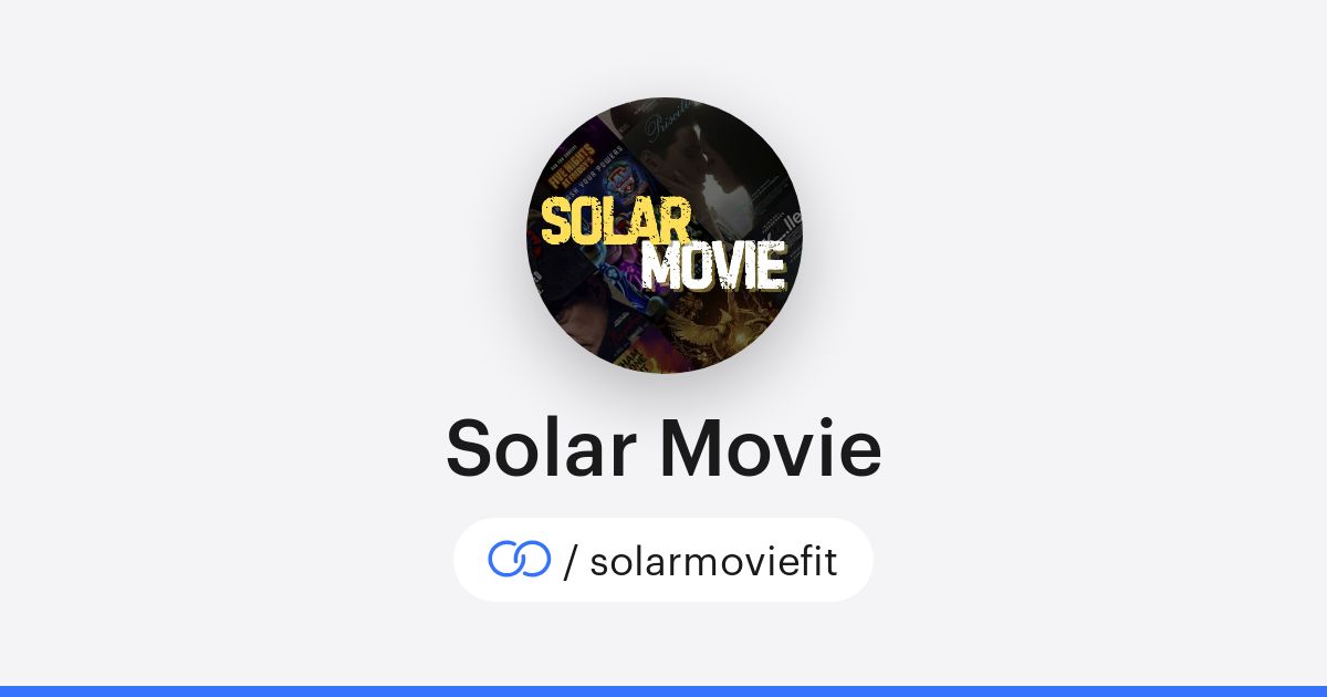 Solar Movie (/solarmoviefit) · solo.to