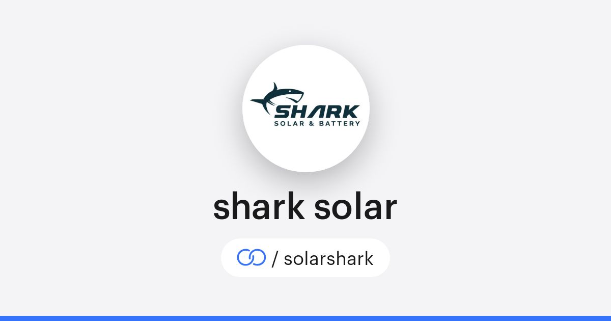shark solar (/solarshark) · solo.to