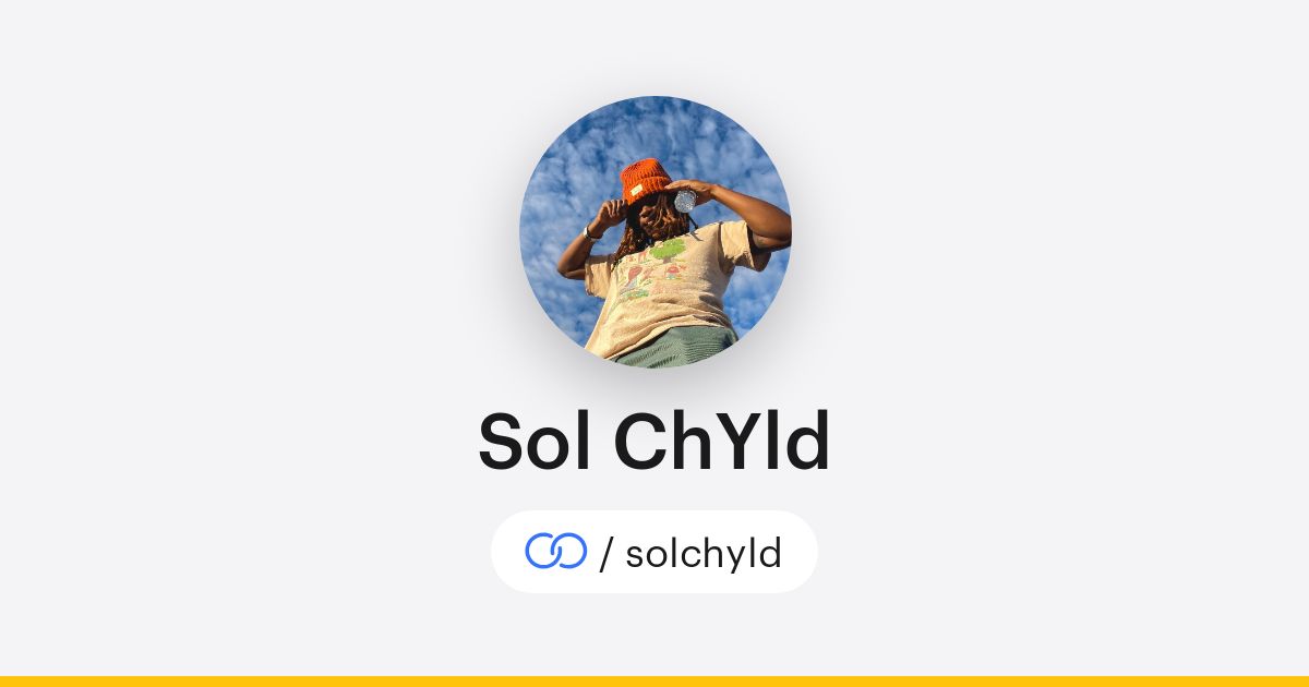 Sol ChYld (/solchyld) · solo.to