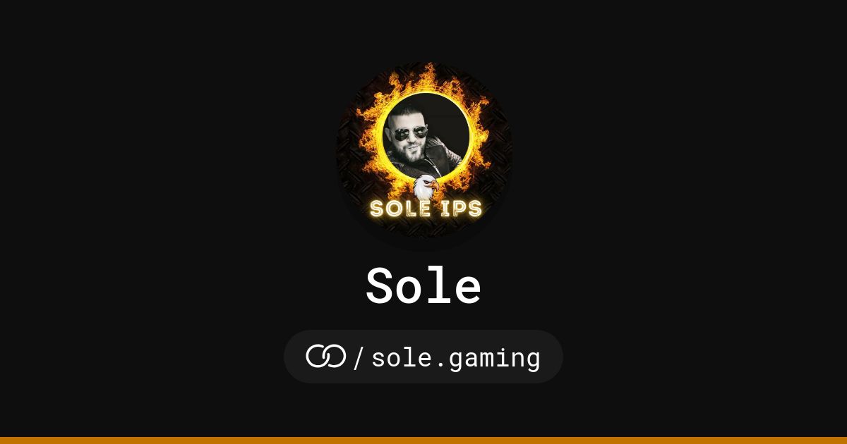 Sole (/sole.gaming) · solo.to