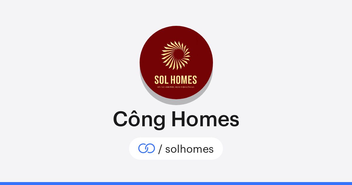 Công Homes (/solhomes) · solo.to