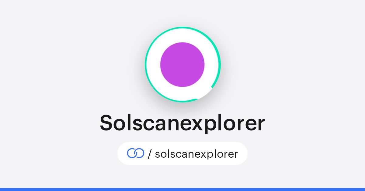 Solscanexplorer · solo.to