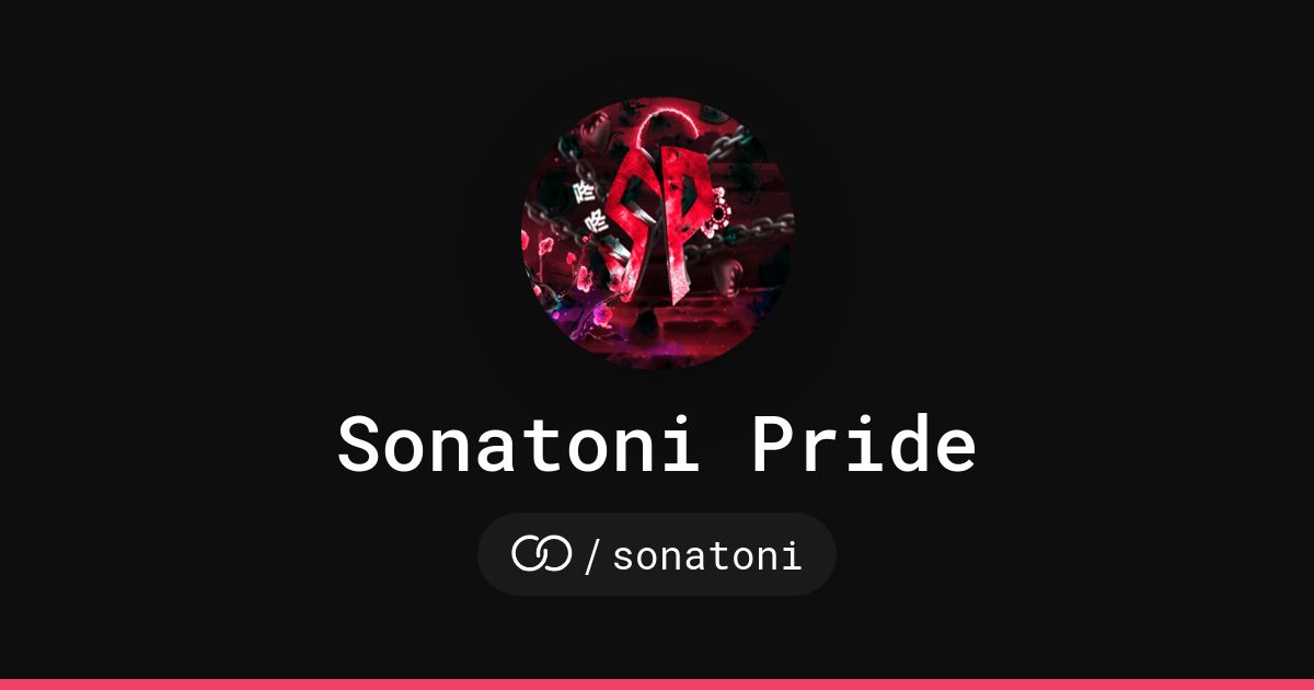 Sonatoni Pride (/sonatoni) · solo.to