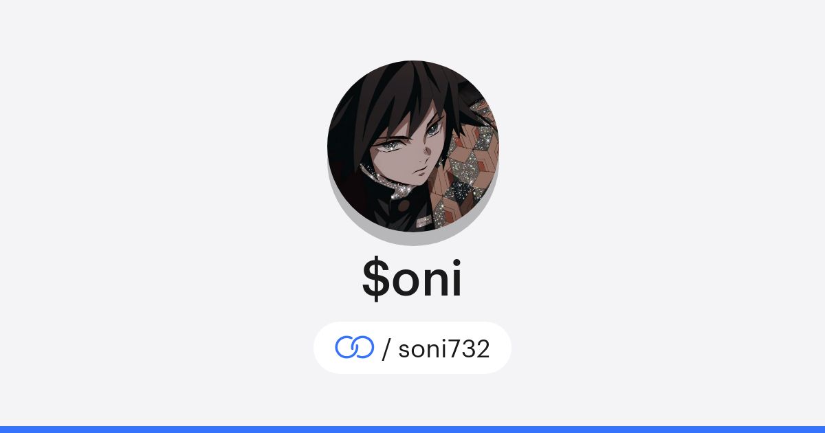 $oni (/soni732) · solo.to