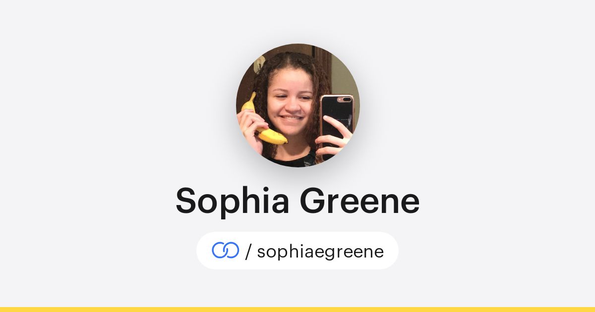 Sophia Greene (/sophiaegreene) · solo.to