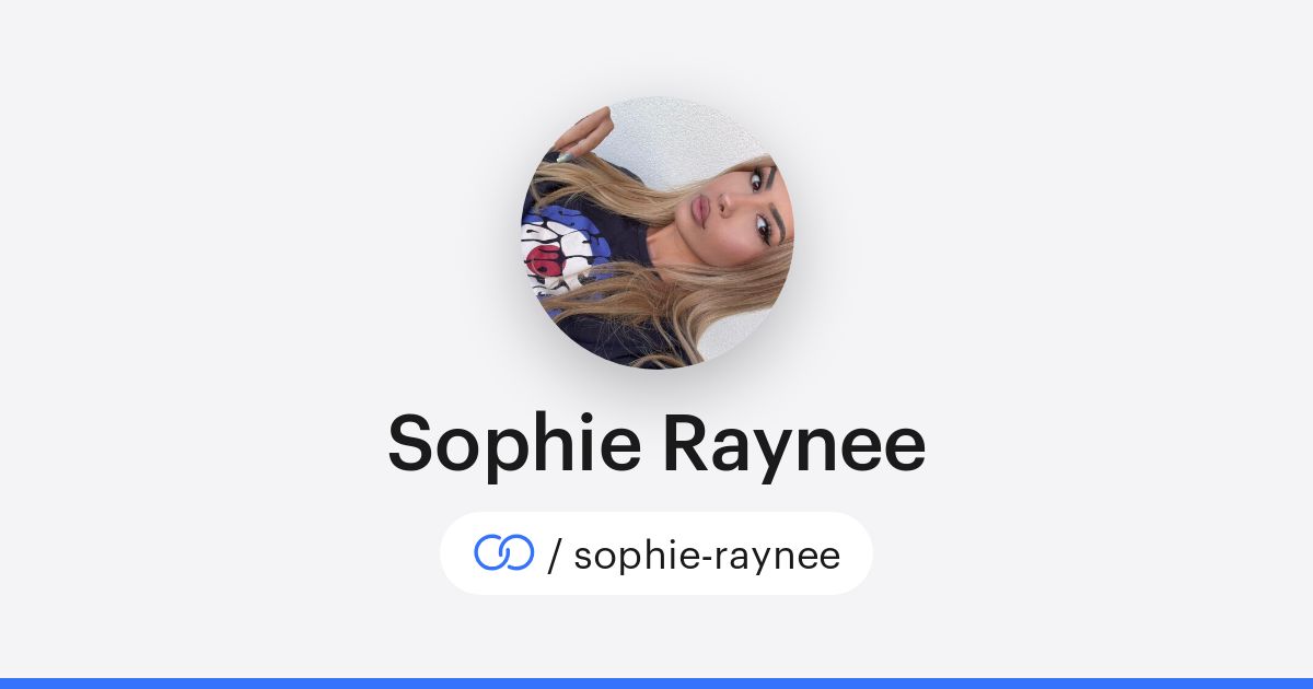 Sophie Raynee (/sophie-raynee) · solo.to