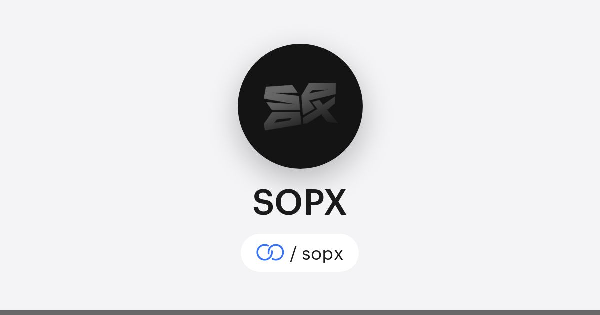 SOPX · solo.to