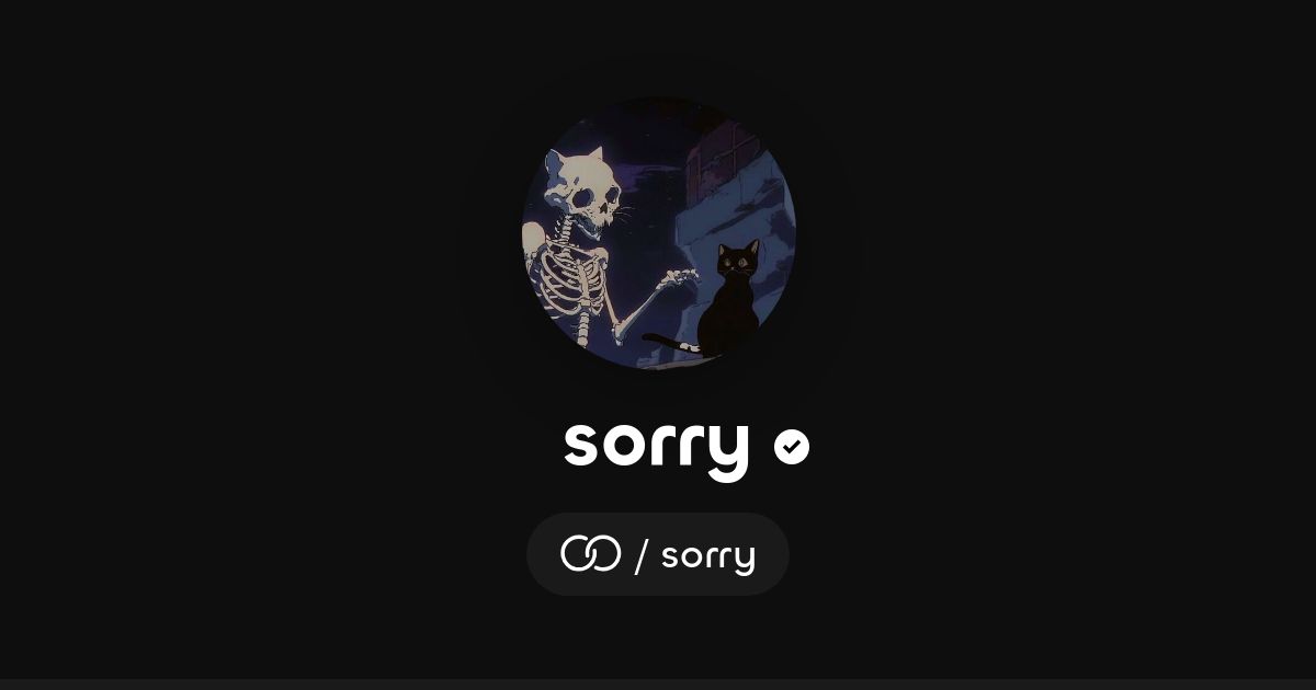 sorry · solo.to