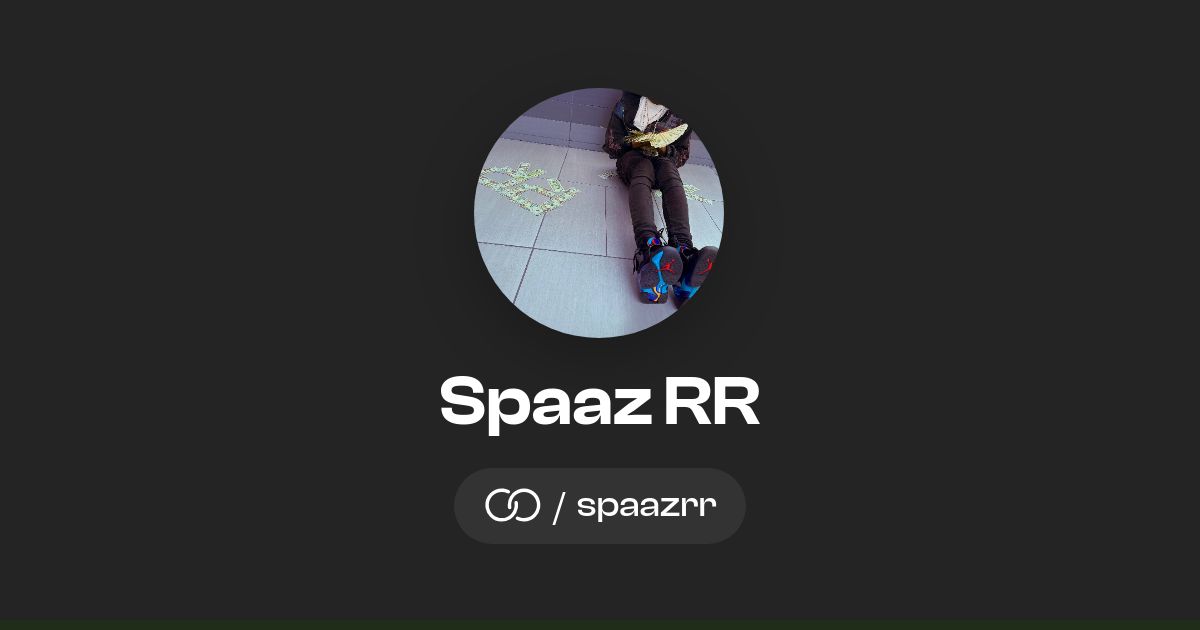 Spaaz RR (/spaazrr) · solo.to