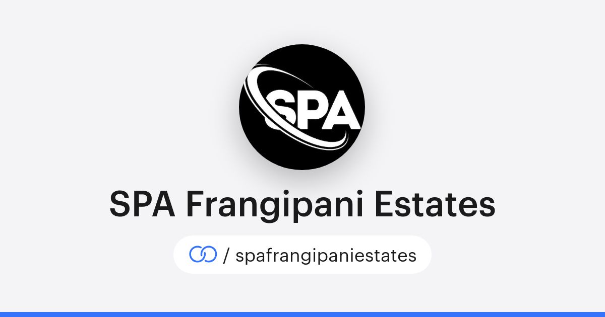 SPA Frangipani Estates (/spafrangipaniestates) · solo.to