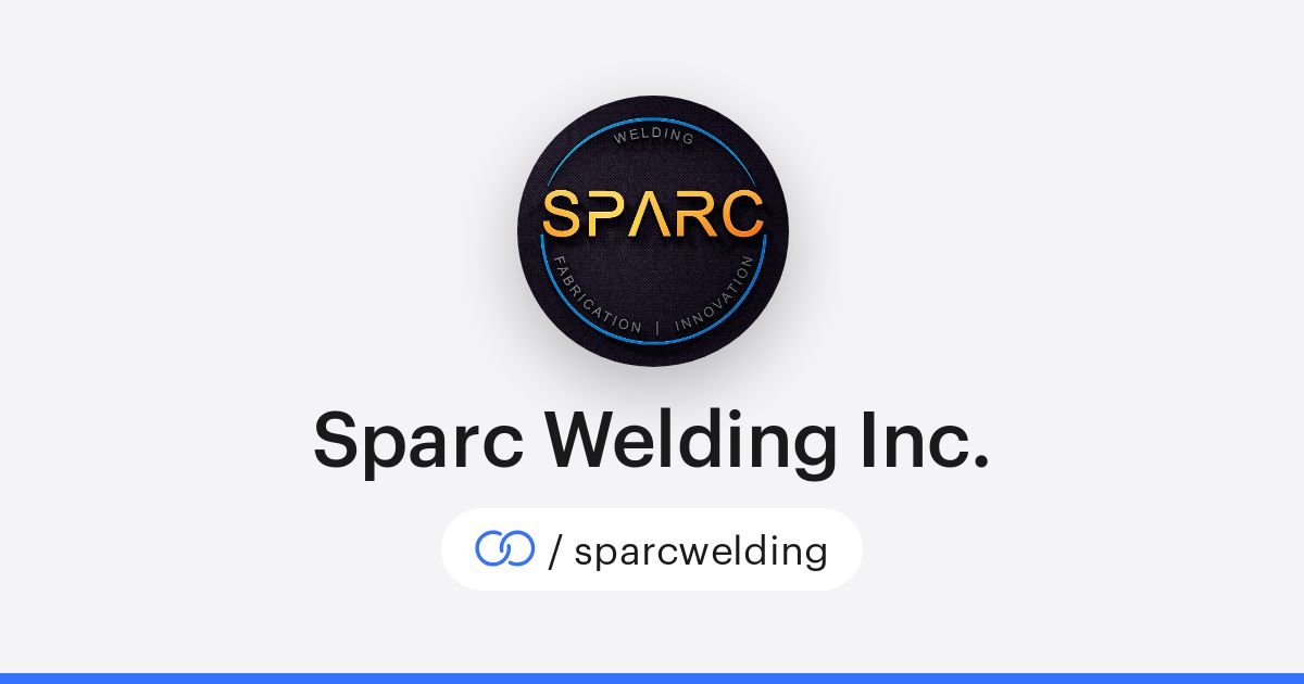 Sparc Welding Inc. (/sparcwelding) · solo.to