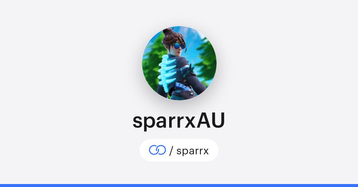 sparrxAU (/sparrx) · solo.to
