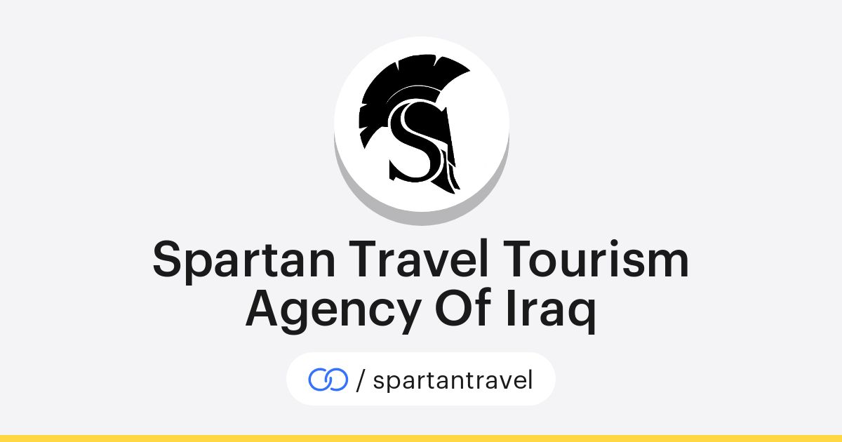 Spartan Travel Tourism Agency Of Iraq (/spartantravel) · solo.to