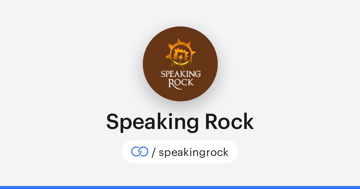 Speaking Rock (/speakingrock) · solo.to