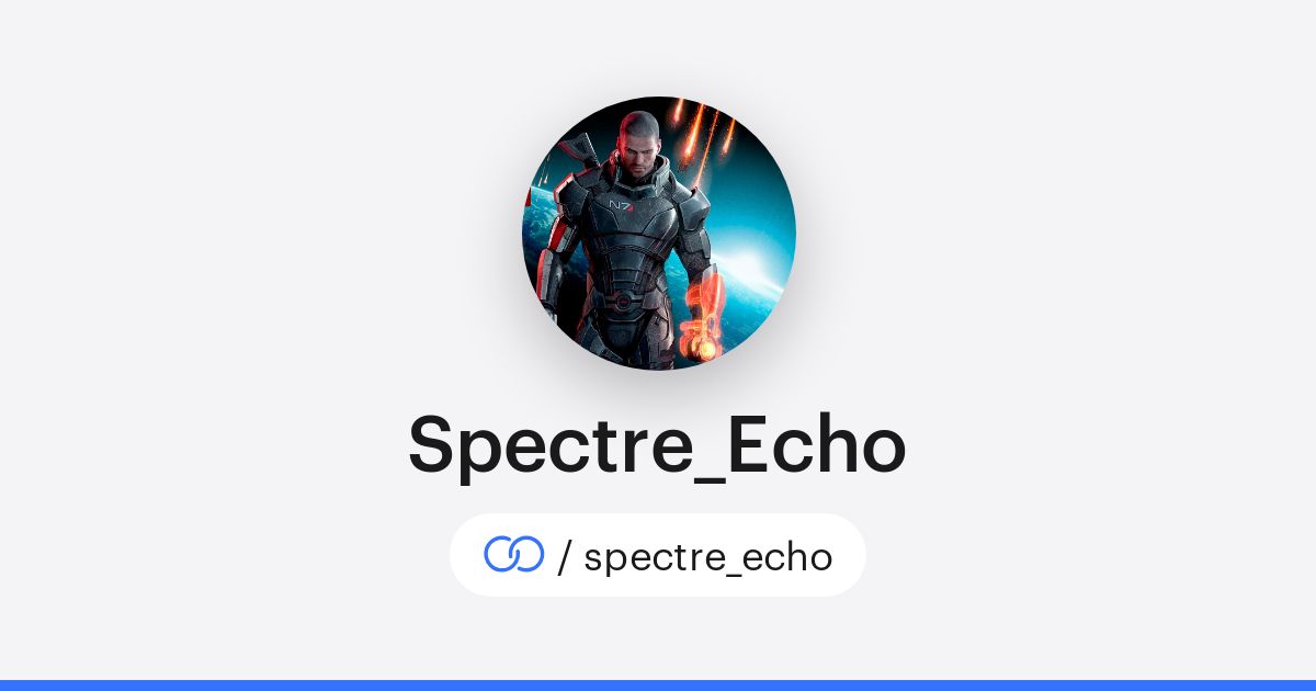 Spectre_Echo · solo.to