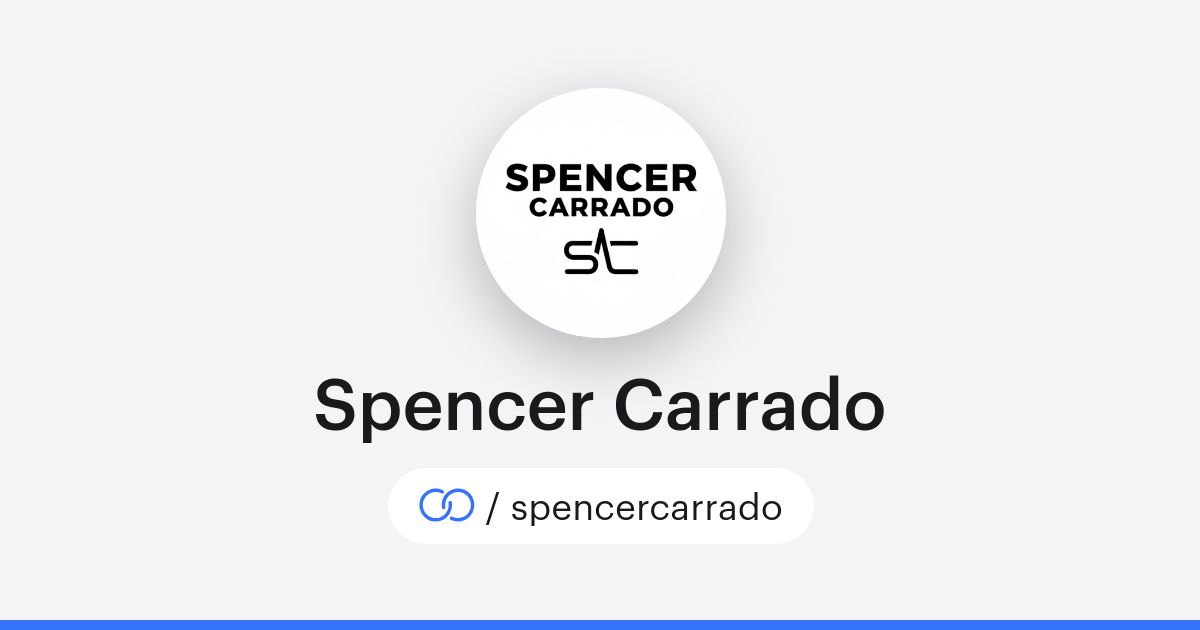 Spencer Carrado (/spencercarrado) · solo.to