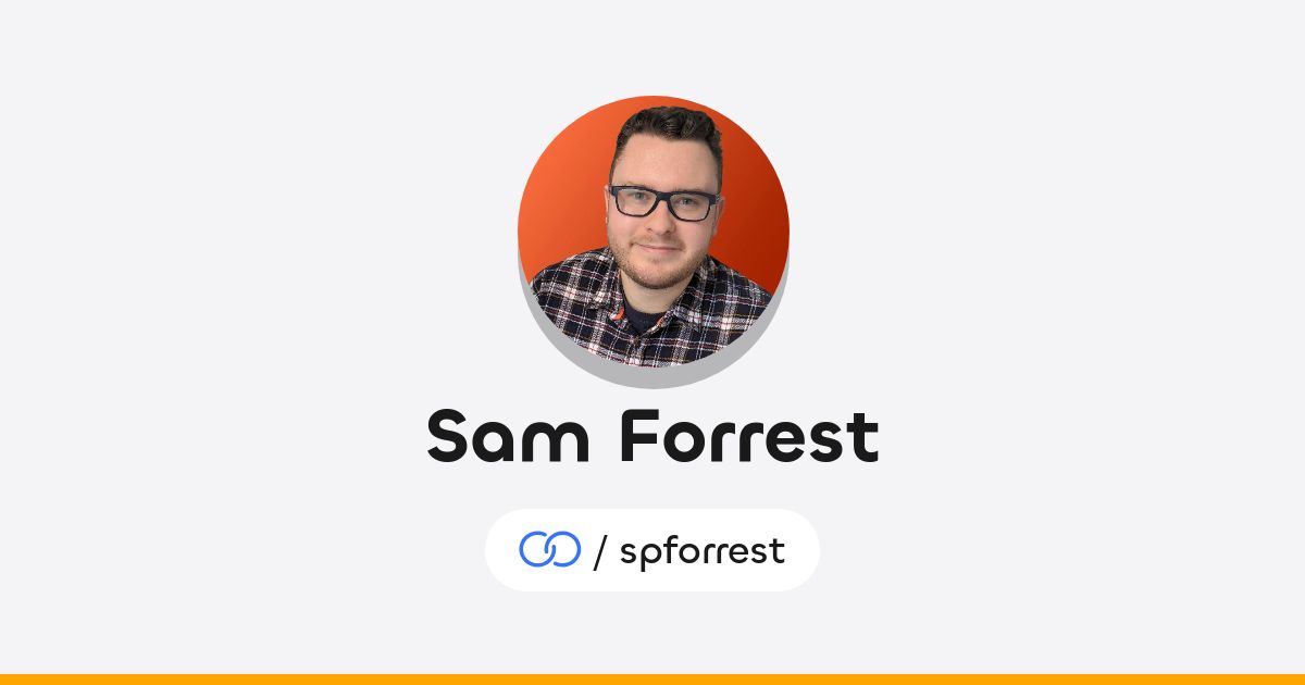 Sam Forrest (/spforrest) · solo.to