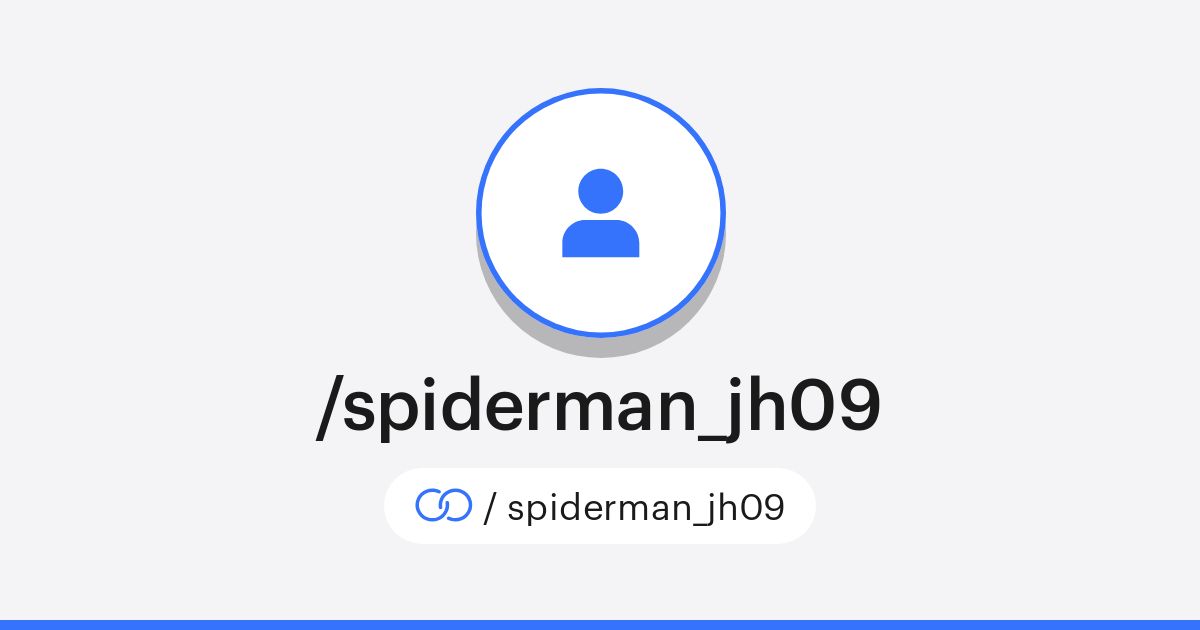 /spiderman_jh09 · solo.to