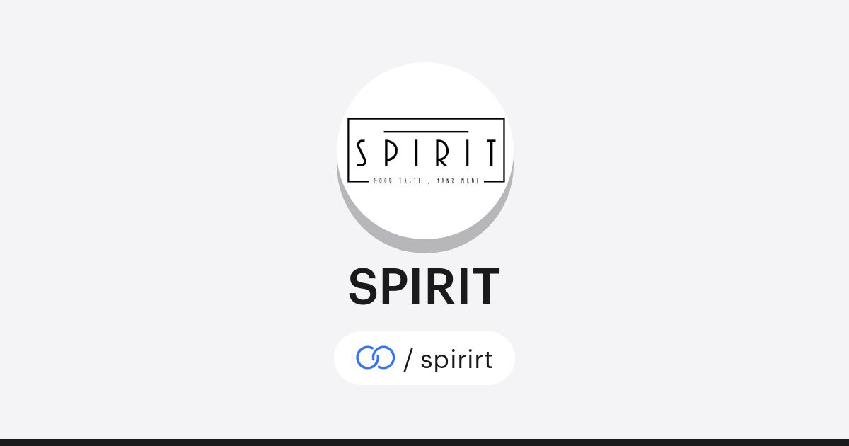 SPIRIT (/spirirt) · solo.to