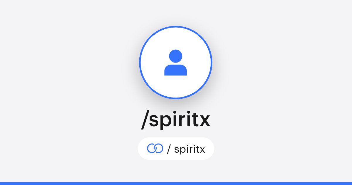 /spiritx · solo.to
