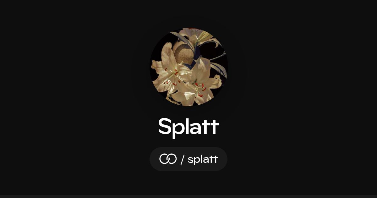 Splatt · solo.to