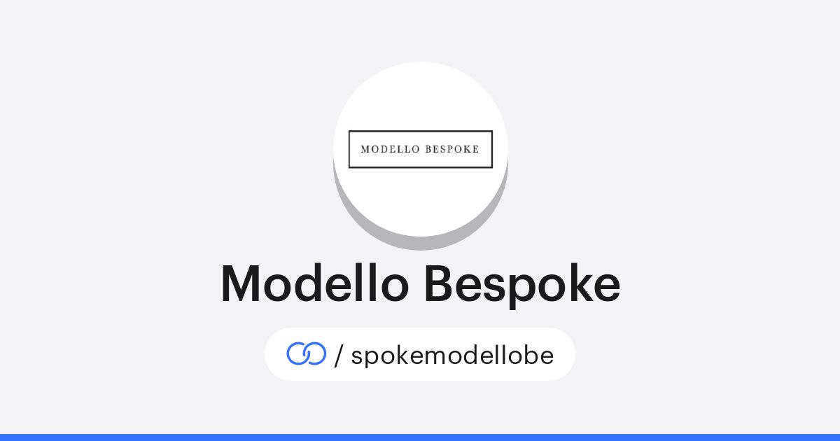 Modello Bespoke (/spokemodellobe) · solo.to