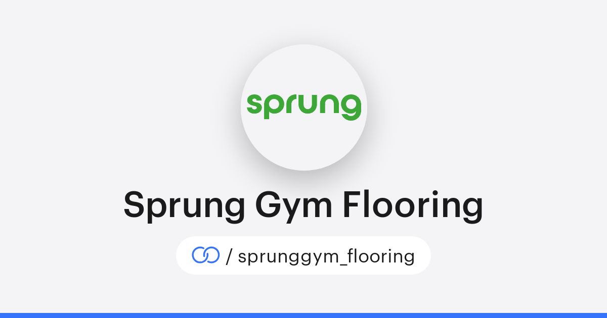 Sprung Gym Flooring (/sprunggym_flooring) · solo.to