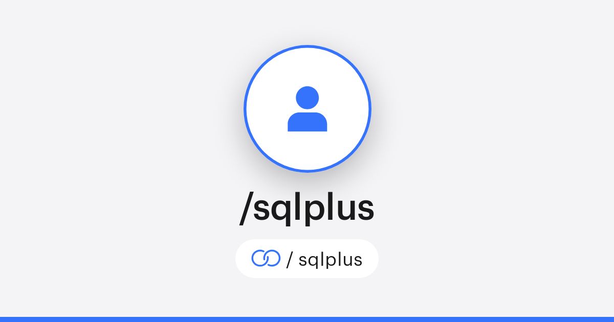 /sqlplus · solo.to