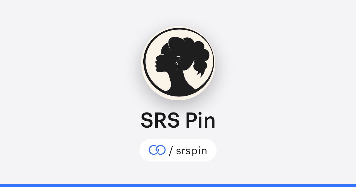 SRS Pin (/srspin) · solo.to