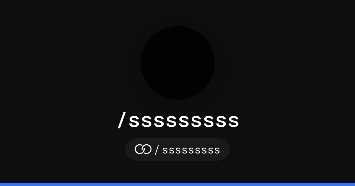 /sssssssss · solo.to