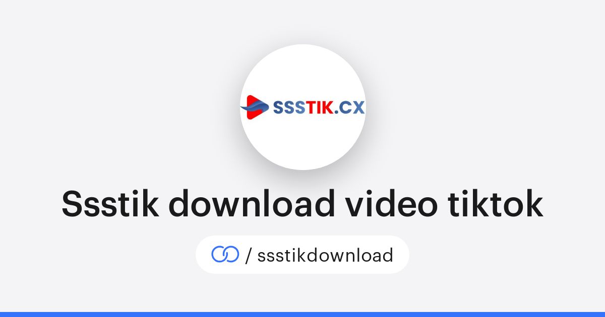 Ssstik download video tiktok (/ssstikdownload) · solo.to