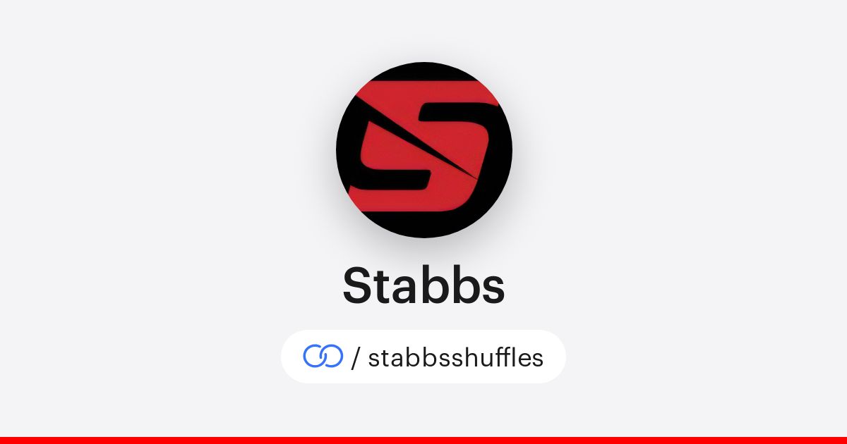 Stabbs (/stabbsshuffles) · solo.to
