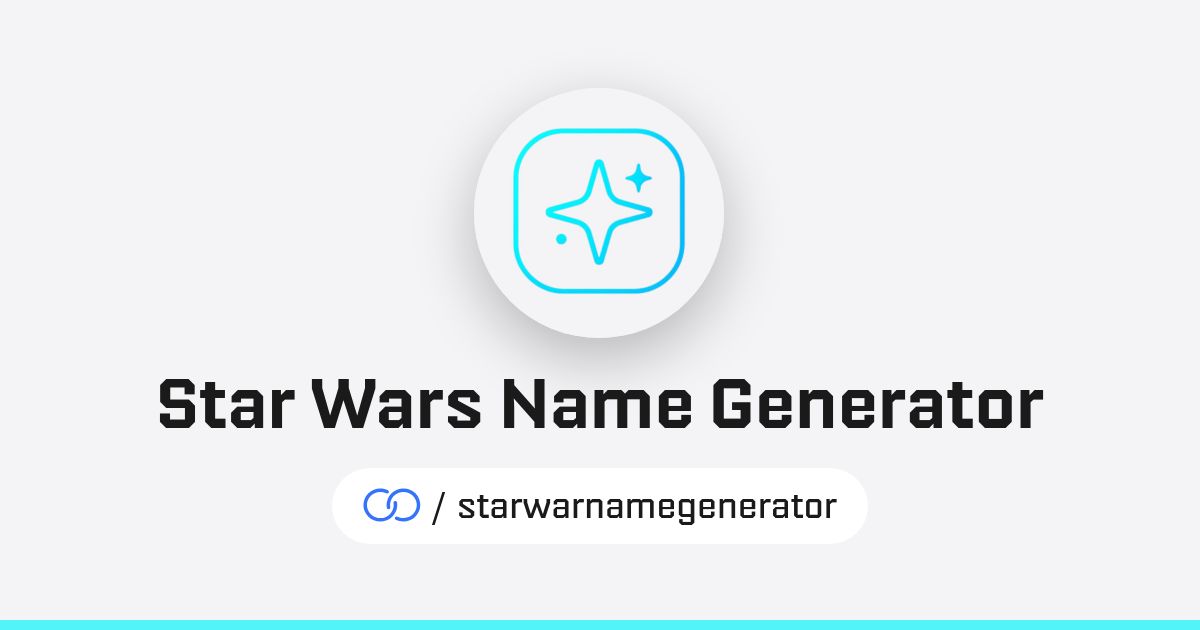 Star Wars Name Generator (/starwarnamegenerator) · solo.to
