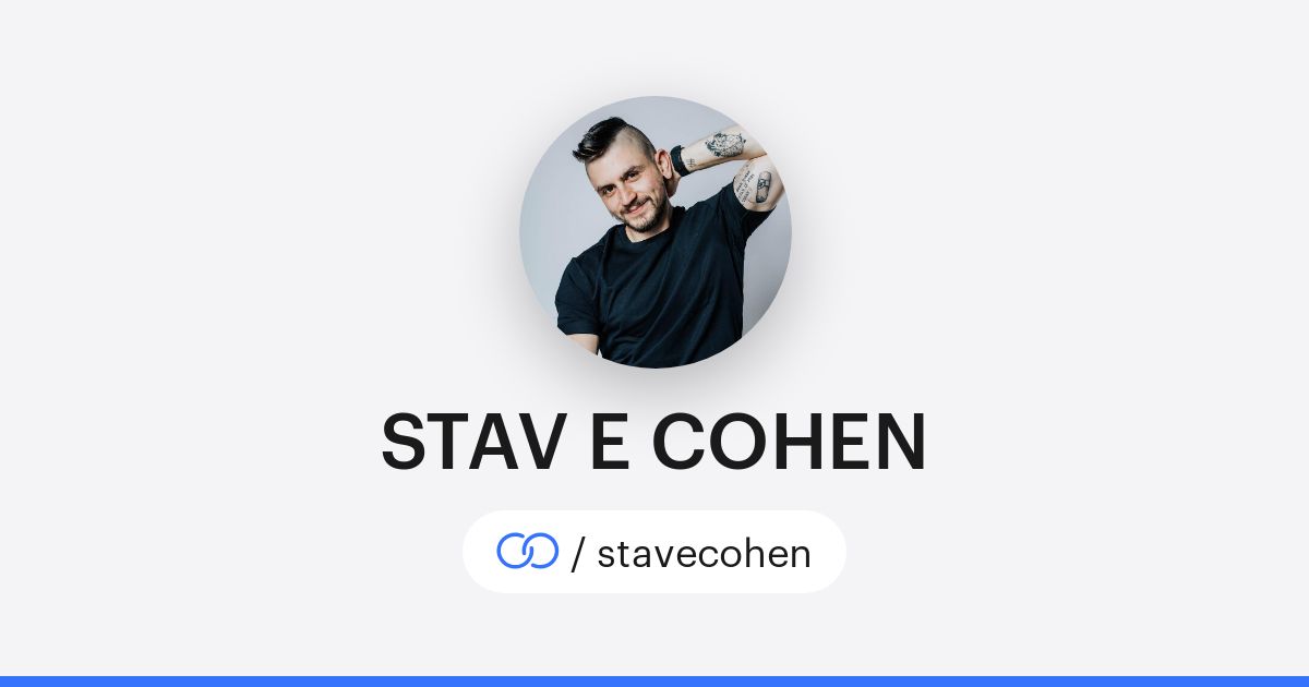 STAV E COHEN (/stavecohen) · solo.to
