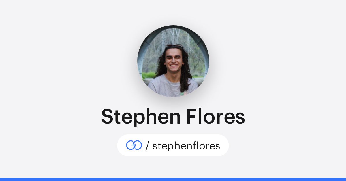 Stephen Flores (/stephenflores) · solo.to