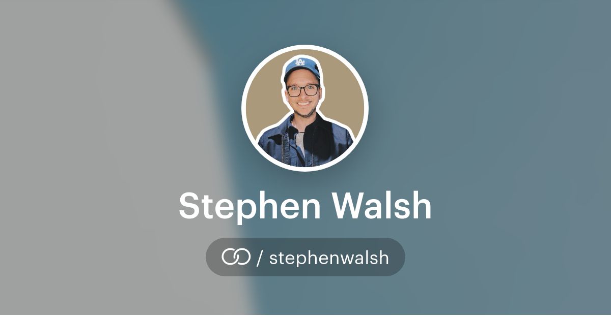 Stephen Walsh (/stephenwalsh) · solo.to