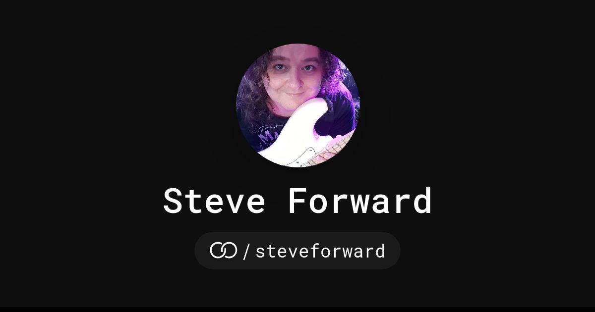 Steve Forward (/steveforward) · solo.to