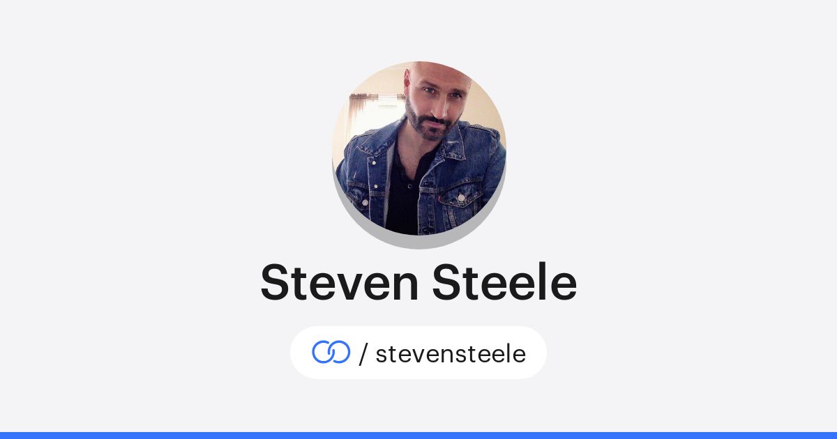 Steven Steele (/stevensteele) · solo.to