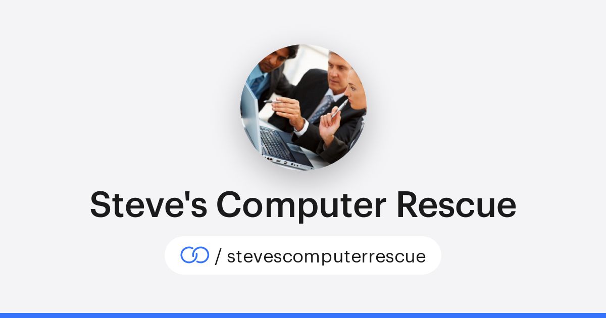 Steve's Computer Rescue (/stevescomputerrescue) · solo.to