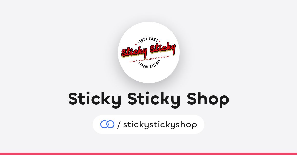 Sticky Sticky Shop (/stickystickyshop) · solo.to