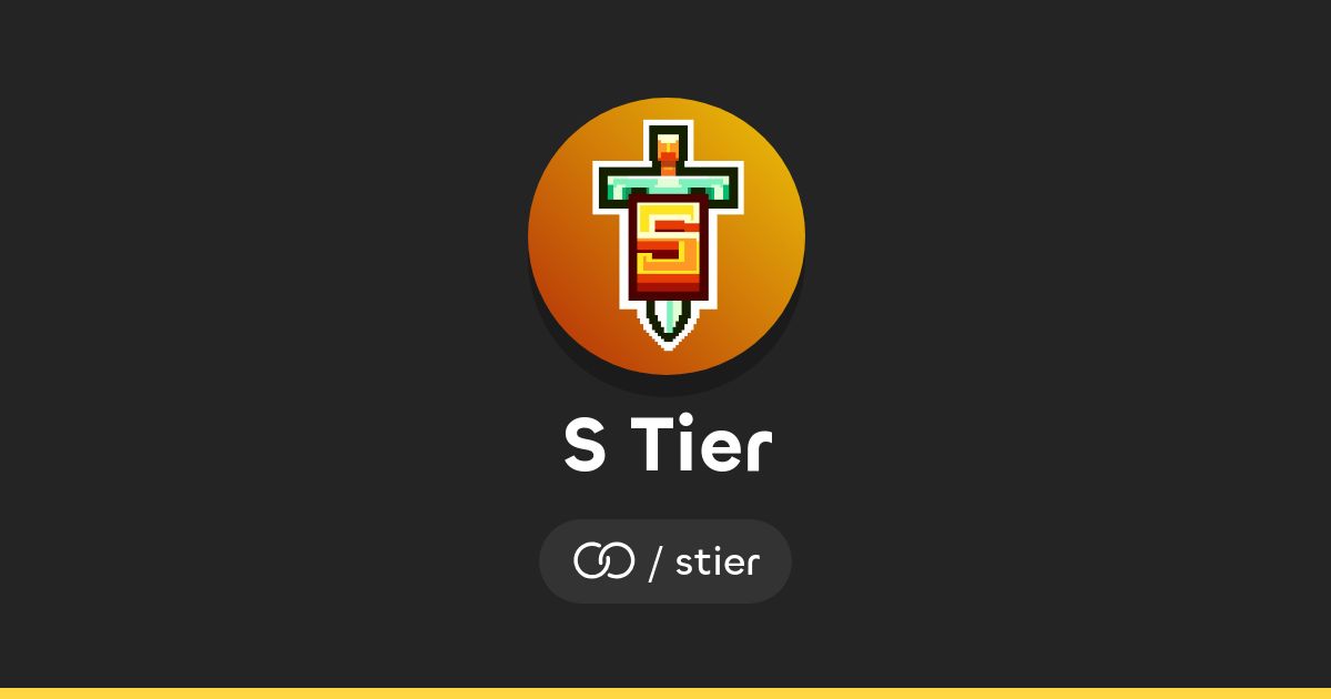 S Tier (/stier) · solo.to